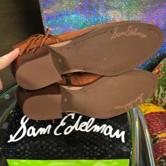 Sam Edelman | Shoes | Sam Edelman Paige Cinnamon Suede Bootie | Poshmark